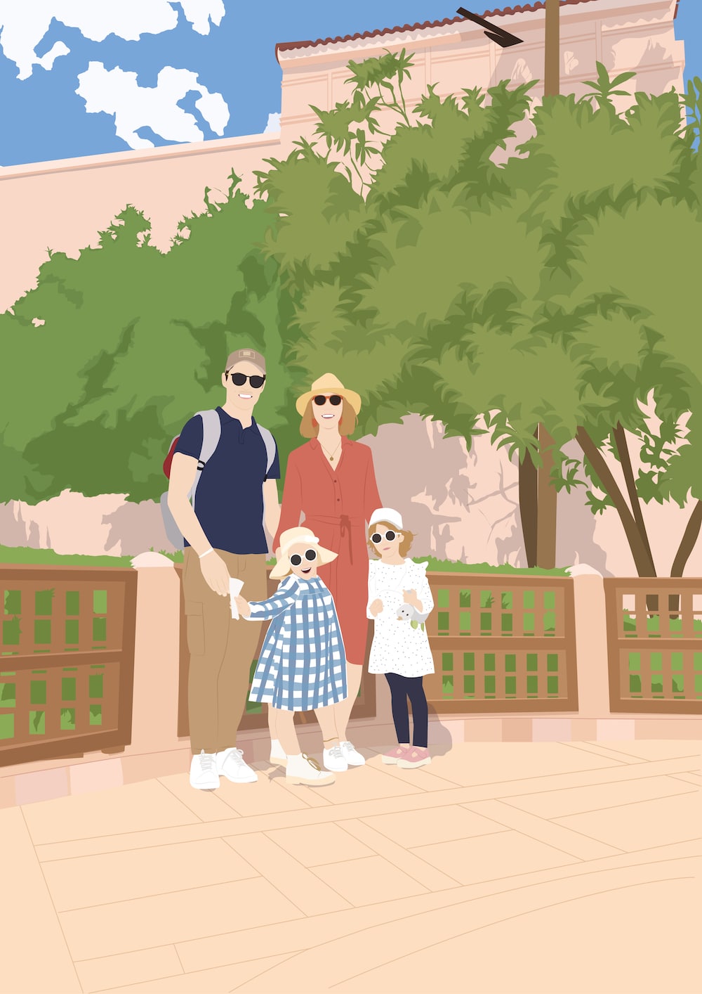 Dessin famille - Illustraworld