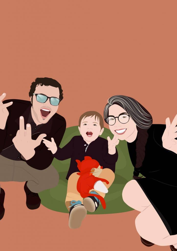 Dessin famille - Illustraworld